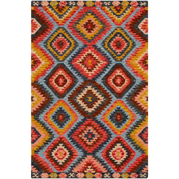 Surya Dena Transitional Area Rug - 8-ft x 10-ft - Rectangular - Pink ...