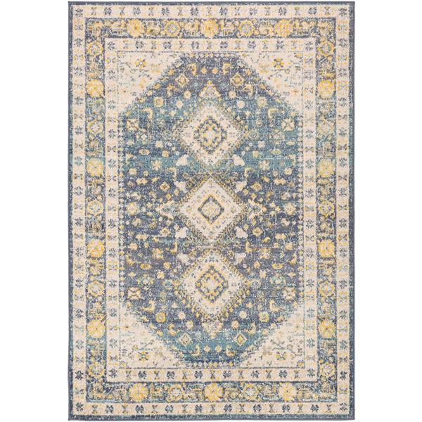Surya City light Updated Traditional Area Rug - 6-ft 7-in x 9-ft ...