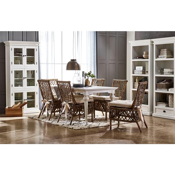 NovaSolo Halifax Bookcase with Drawer - White CA604 | RONA