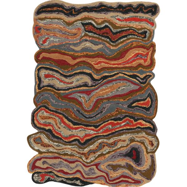 Surya Gypsy Modern Area Rug - 3-ft 3-in x 5-ft 3-in - Rectangular ...