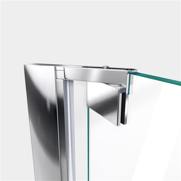 Porte de douche Elegance-LS de DreamLine, design sans cadre, 39,75-41 ...