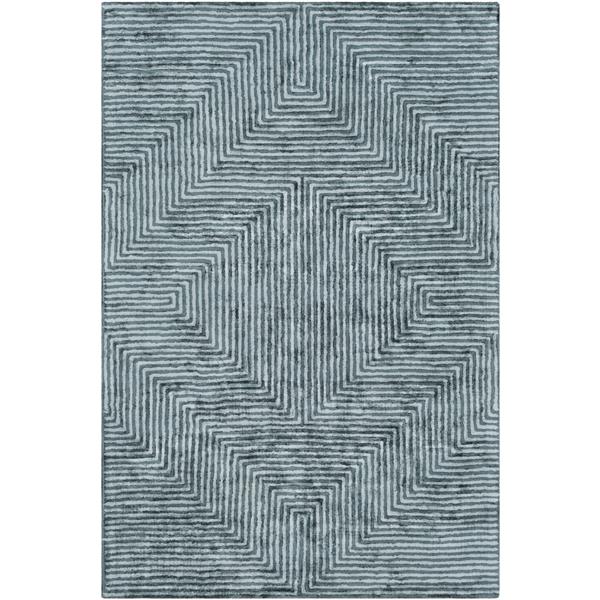 Surya Quartz Modern Area Rug - 4-ft x 6-ft - Rectangular - Sage QTZ5030 ...