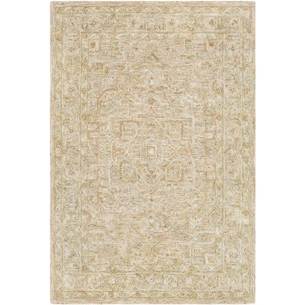Surya Shelby 7-Ft x 9-Ft Sage Rectangular Traditional Area Rug SBY1004 ...