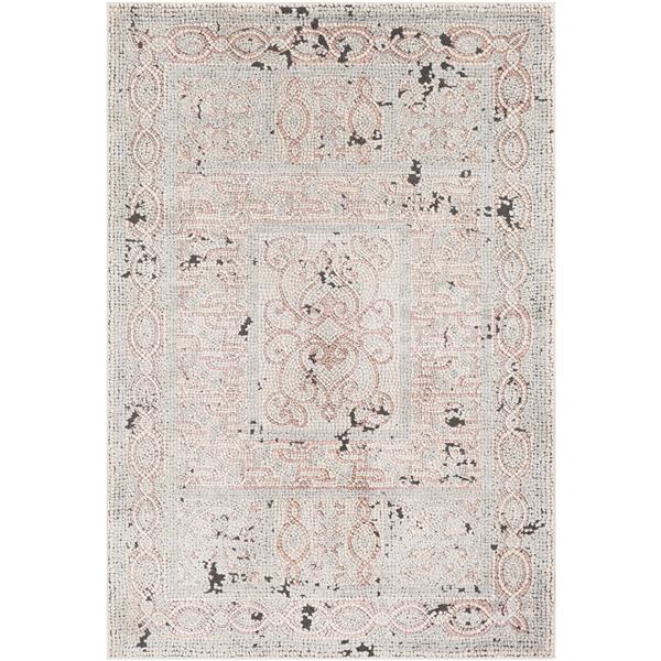Surya Venezia Rectangular Area Rug - 6-ft 7-in x 9-ft 6-in - Rose ...