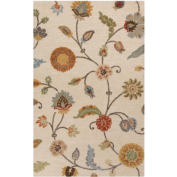 Surya Sprout Transitional Area Rug - 3-ft 3-in x 5-ft 3-in ...
