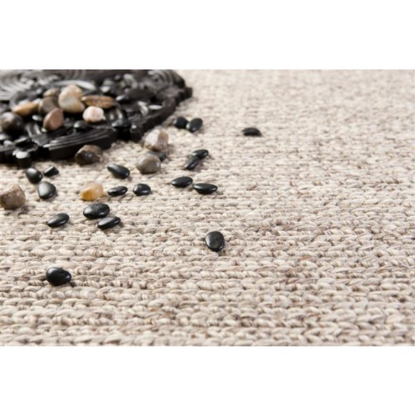 Surya Toccoa Texture Area Rug - 8-ft x 11-ft - Rectangular - Taupe ...
