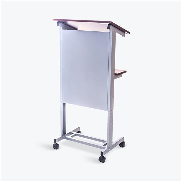 Luxor Rolling Adjustable-Height Podium - Gray LX-ADJ-DW | RONA