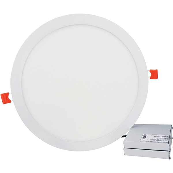 American Imaginations Round Recessed Pot Light - 12-in - White AI-28690 ...