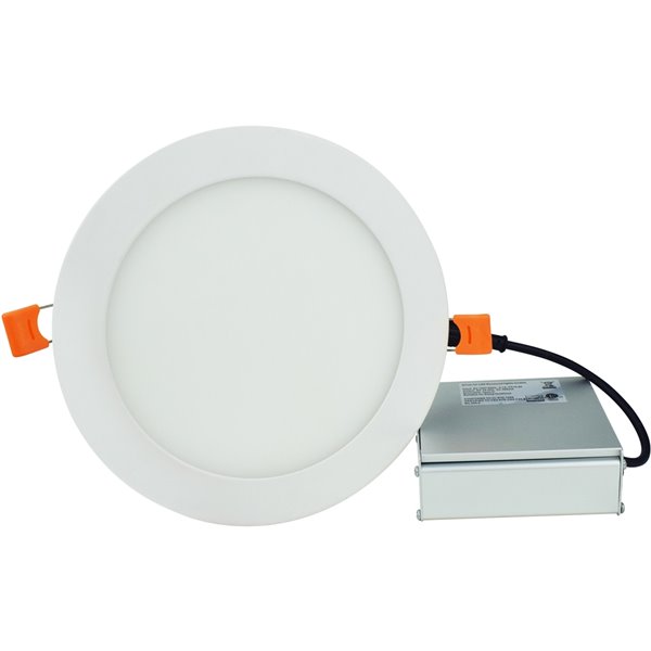American Imaginations Round Recessed Pot Light - 6-in - White AI-28687 ...