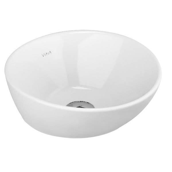 Cheviot Geo Vessel Bathroom Sink - 15-in - White 1272-WH | RONA
