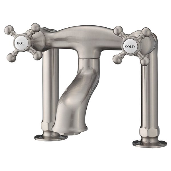 Cheviot 5142-BN - Deck-Mount Tub Filler - 6-in - Brushed Nickel | RONA