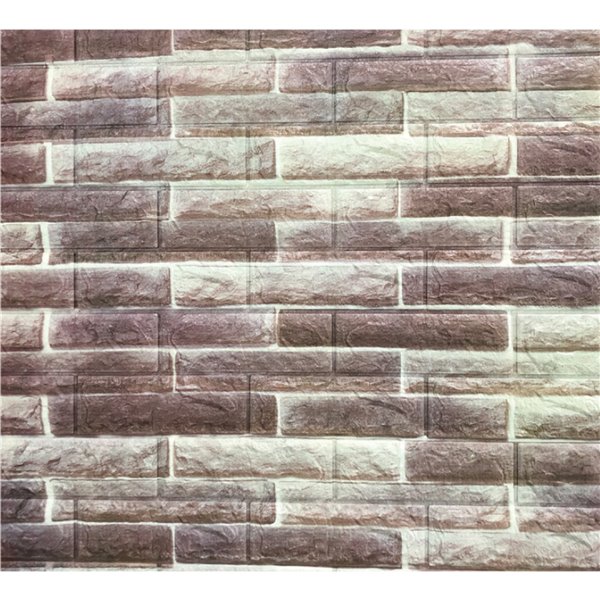 Dundee Deco Peel and Stick 3D Wall Panel - Off-White and Brown Faux ...
