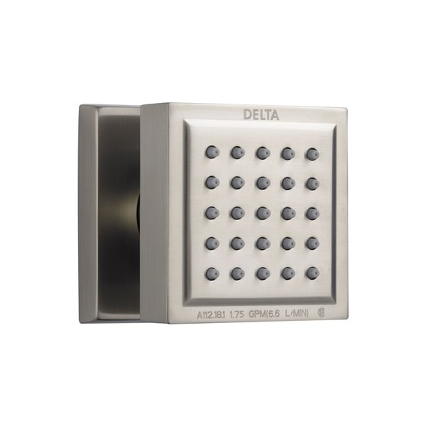 DELTA Square Body Spray - Stainless Steel 50150-SS | RONA