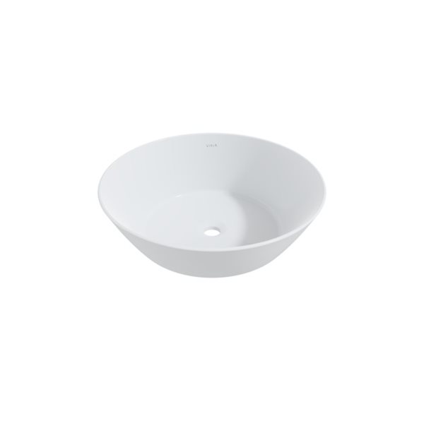 Cheviot Geo 2 Overcounter Bathroom Sink - Fire Clay - 14-in x 14-in ...