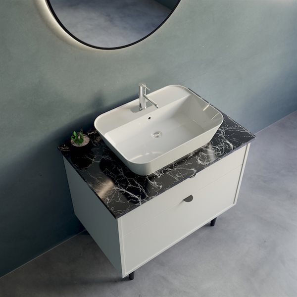 Cheviot Element 2 Vessel Bathroom Sink - Fire Clay - 16.75-in x 23.37 ...