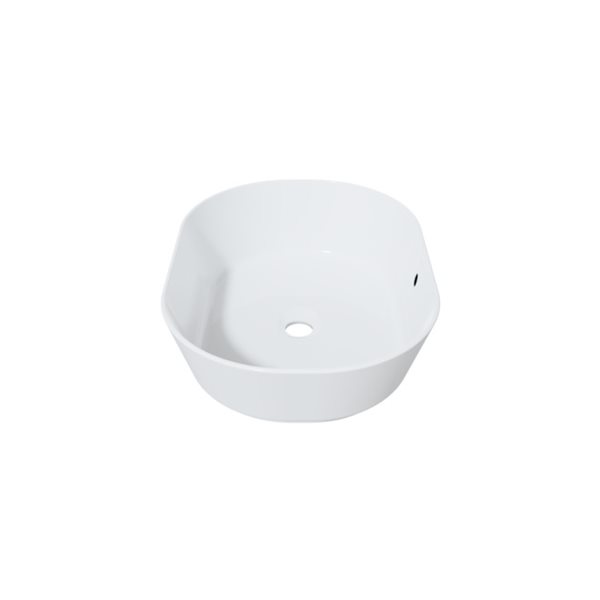 Cheviot Geo 2 Overcounter Bathroom Sink - Fire Clay - 15.75-in x 21.5 ...