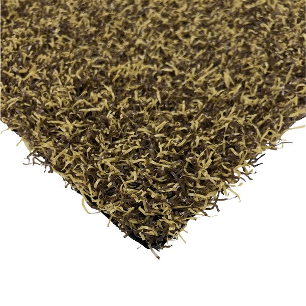 Trylawnturf Diamond Artificial Grass - 10-ft x 12-ft - Brown DGB1210 | RONA