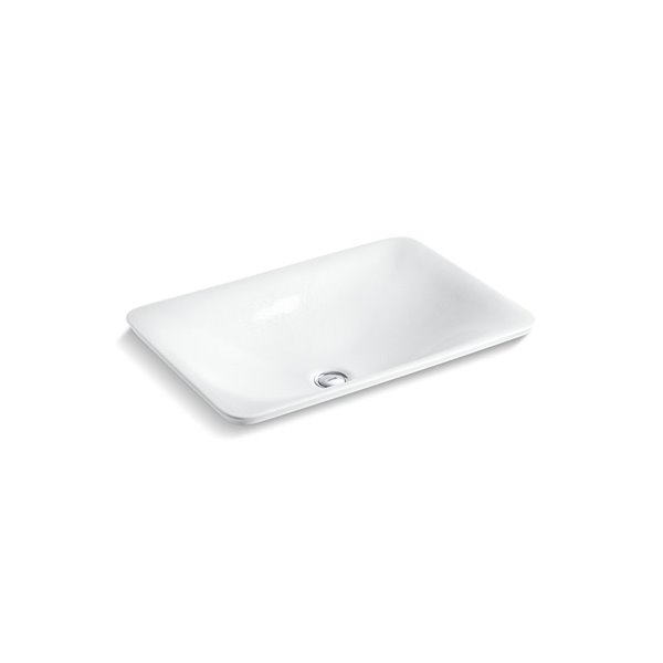 KOHLER Paisley Carillon Rectangle Wading Pool Bathroom Sink - White ...