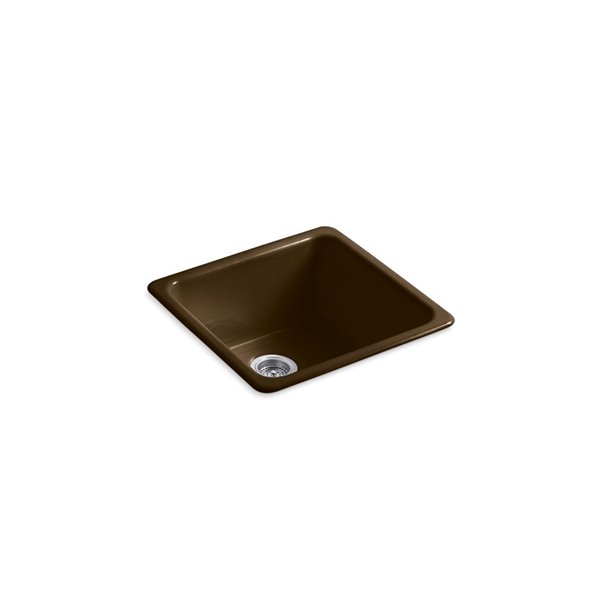 Évier de cuisine KOHLER Iron/Tones carré, installation surface/sous ...