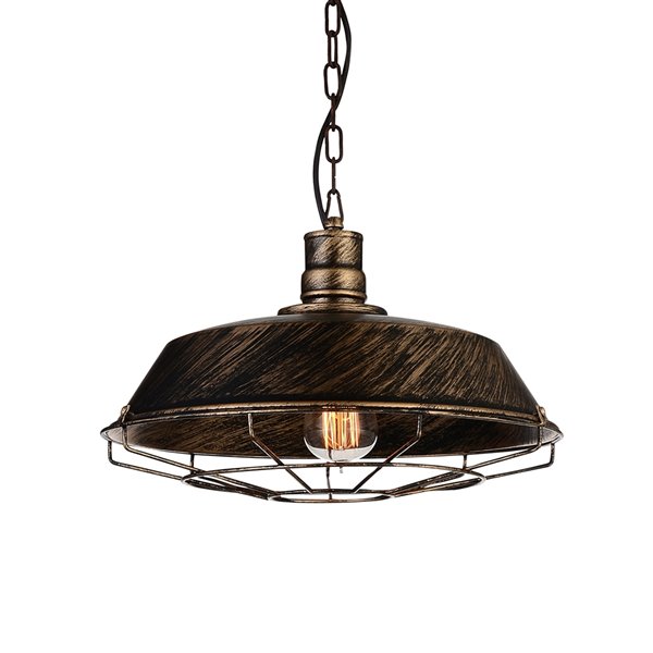 CWI Lighting Morgan Mini Pendant Light - 1-Light - Antique Copper ...