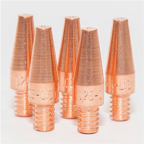 Lincoln Electric Magnum Pro Contact Tips - 0.025-in - Copper - 5/Pk ...