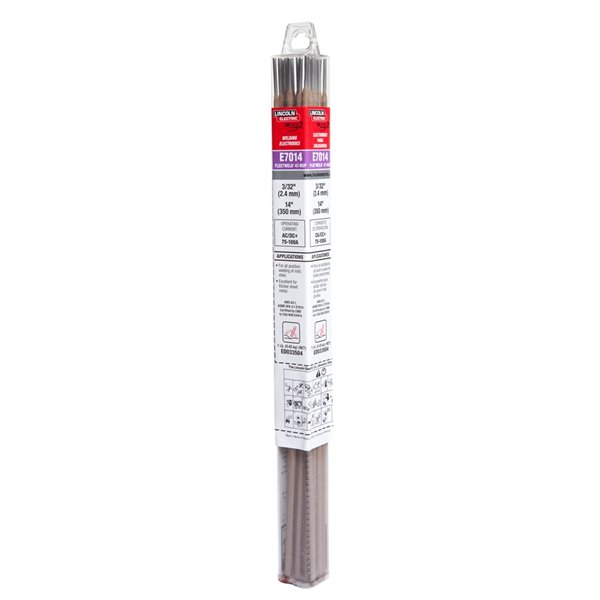 Lincoln Electric E7014 Welding Stick - Tube - 1/32-in - 1 lb ED033504 ...