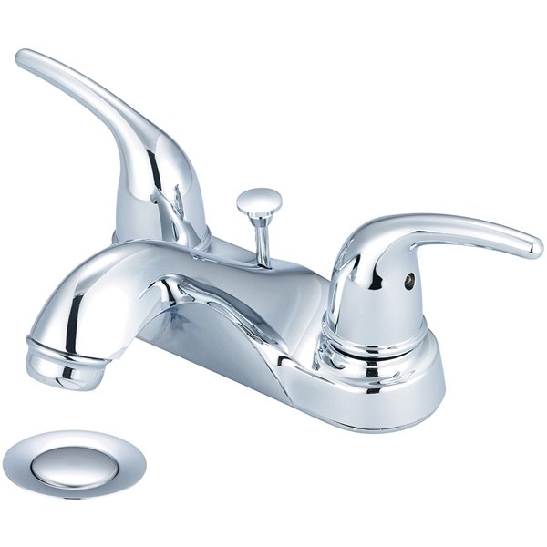 Olympia Faucets Accent 2-Handle Bathroom Faucet - Polished Chrome L ...