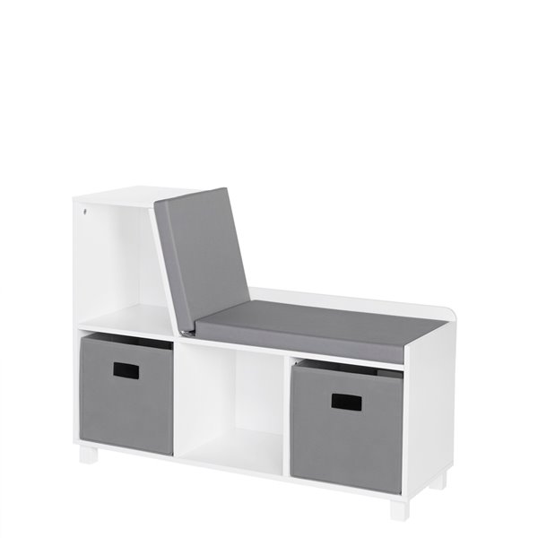 RiverRidge Home Book Nook Kids Storage Bench with Cubbies - 12.38-in x ...