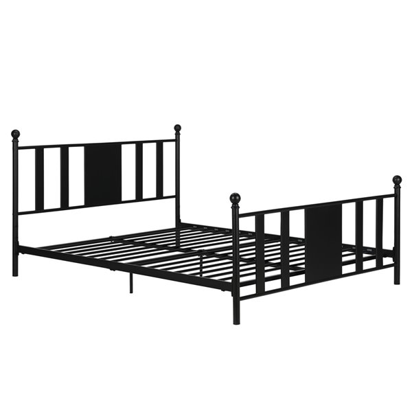 DHP Langham Metal Bed - Queen - 40-in x 62.5-in x 83-in - Black 4101039 ...