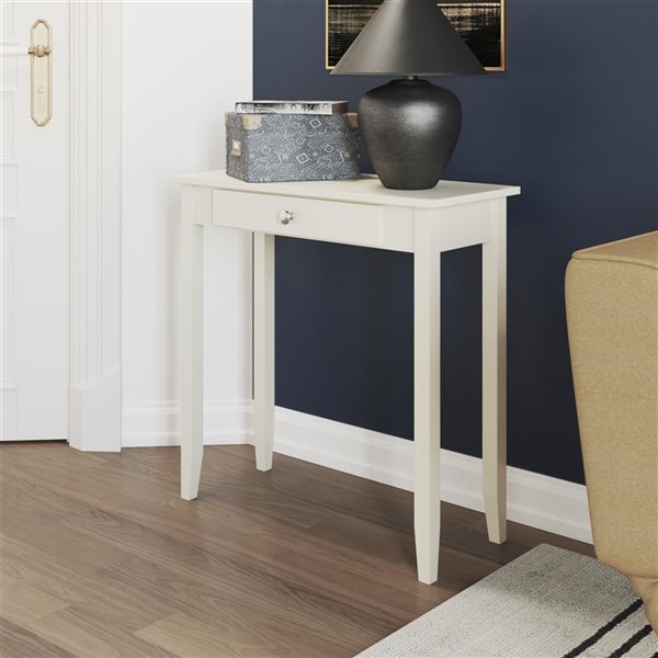 DHP Rosewood Console Table - 28-in x 28-in - White 2270159 | RONA