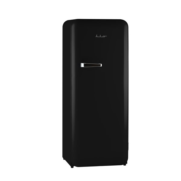 iio Retro Single Door Refrigerator with Freezerette- 10 cu. ft. - Black ...