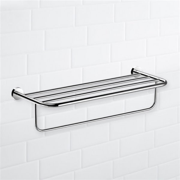 Nameeks General Hotel Wall Mounted Train Racks for Towels in Chrome ...
