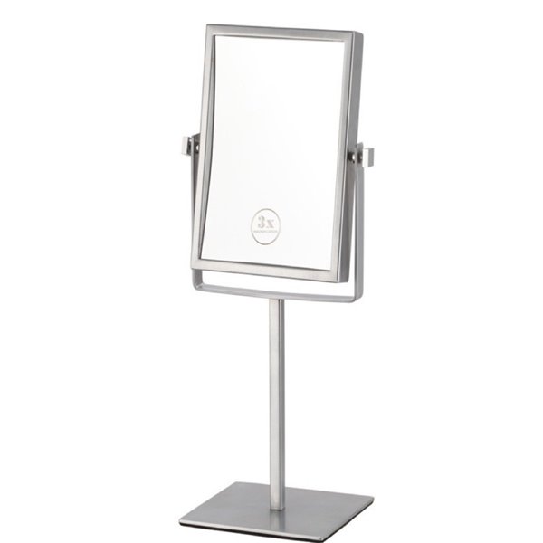 Nameeks Glimmer Free Standing Makeup Mirrors In Chrome - 4.5-in x 8.25 ...