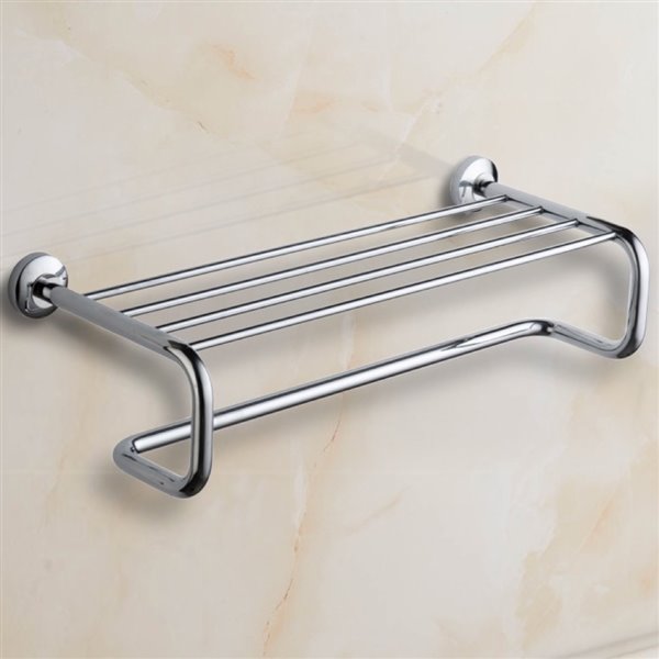 Nameeks General Hotel Wall Mounted Train Racks for Towels in Chrome ...