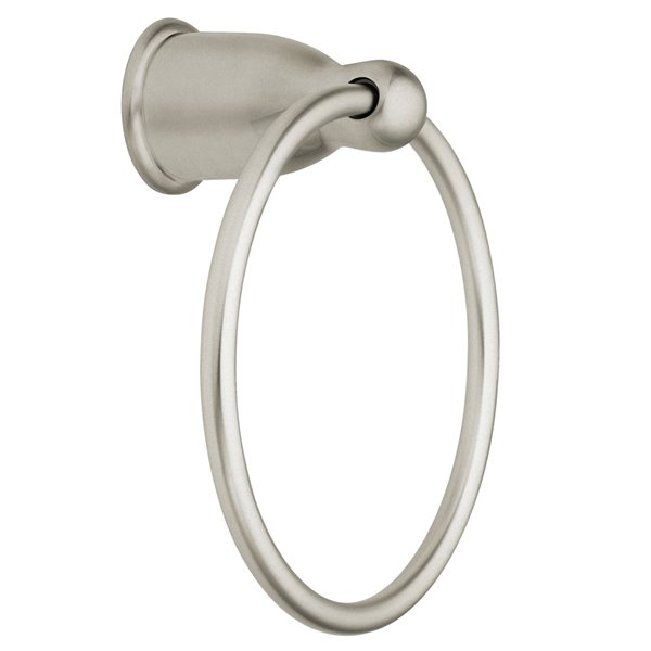 MOEN Mason Satin Nickel Towel Ring YB8086SN | RONA
