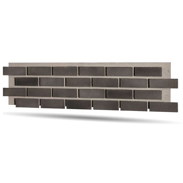 Quality Stone Modern Brick Panel - Shades of Grey - 4-Pack QSMBSG-P | RONA