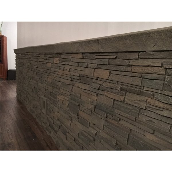 Quality Stone Stacked Stone - Left Corners - Grey Brown - 4-Pack QSSSGB ...