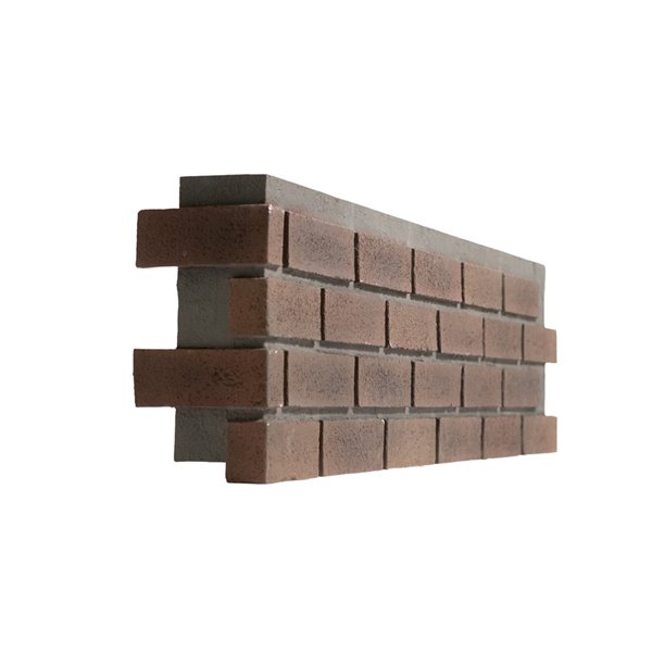 Quality Stone Modern Brick - Left Corner - Terra Cotta - 4-Pack QSMBTC ...