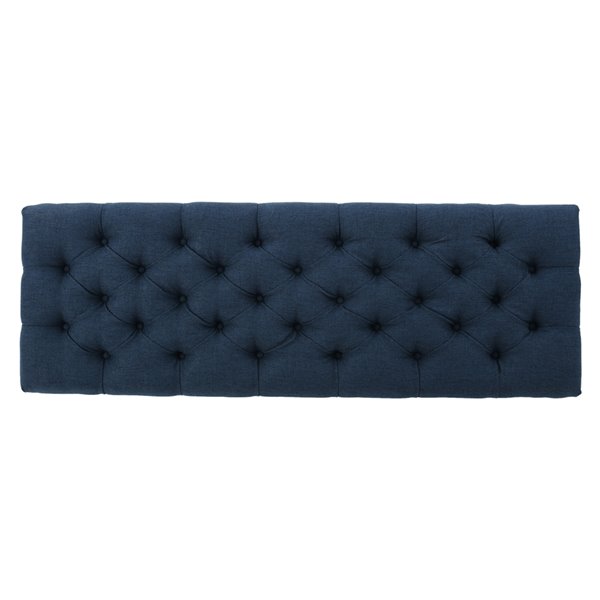Best Selling Home Decor Ottilie Dark Blue Fabric Rectangle Storage ...