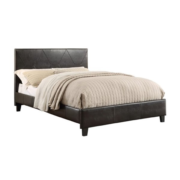 Lit plateforme Deleon de HomeTrend, très grand format, marron 1881PUK ...