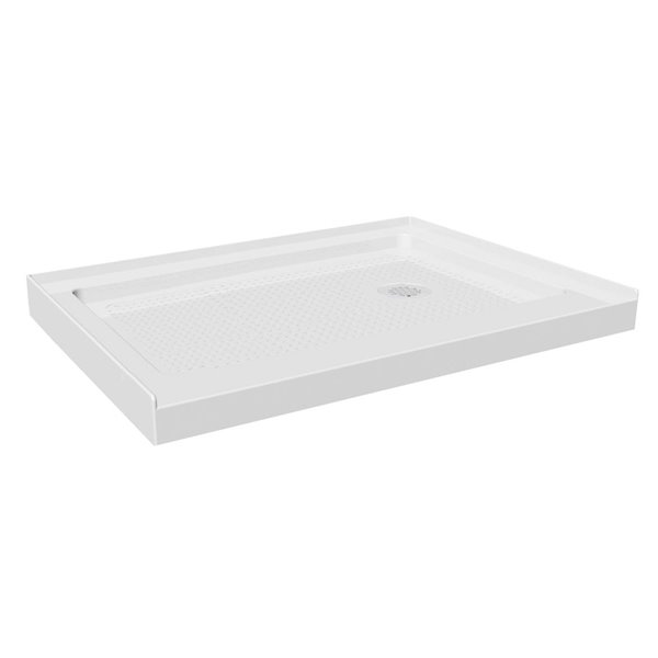 Turin Laberge Shower Base - 48-in x 32-in - Right Drain | RONA