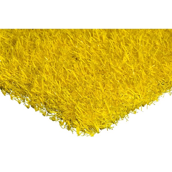 Trylawnturf Color Turf Artificial Grass - 15-ft x 6-ft - Yellow CY615 ...
