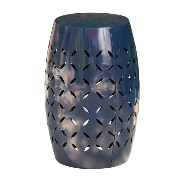 BEST SELLING HOME DECOR Nobel House Lilac Outdoor 12-in Dark Blue Iron ...