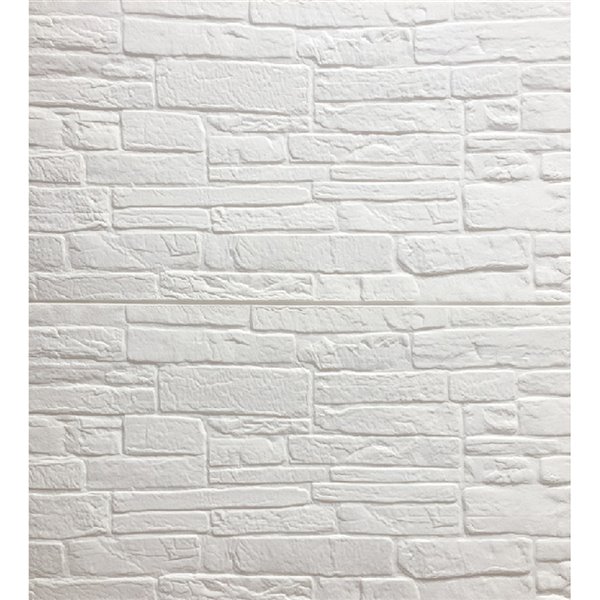 Dundee Deco Falkirk Jura II Peel and Stick 3D Wall Panel - Faux Bricks ...