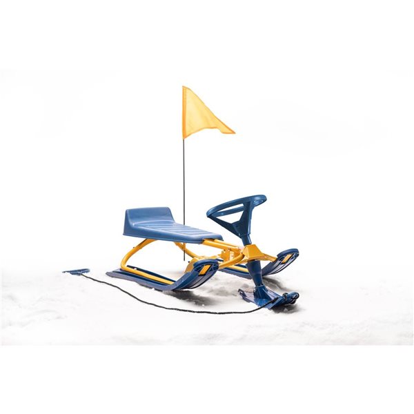 Frost Rush Snow Sled for Kids - Twin Breaks and Safety Flag FRSL-02 | RONA