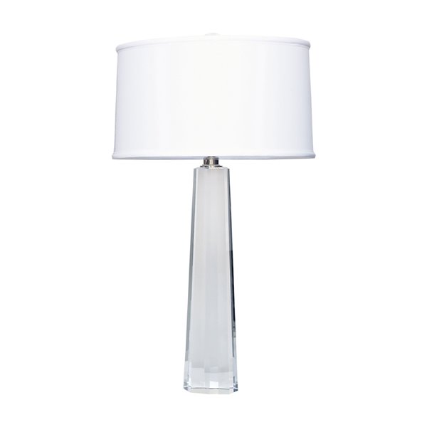 ELK Home Crystal Faceted Column Table Lamp - White 729 | RONA