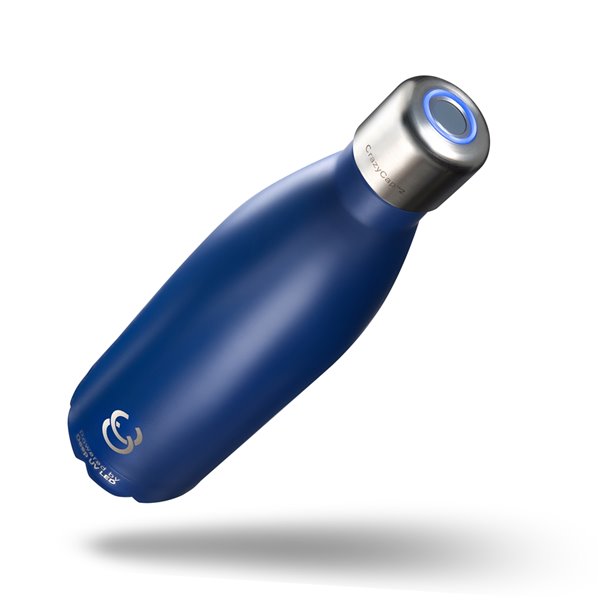 CRAZY CAP CrazyCap Bottle with UV Water Purifier - 500-ml - Sapphire | RONA