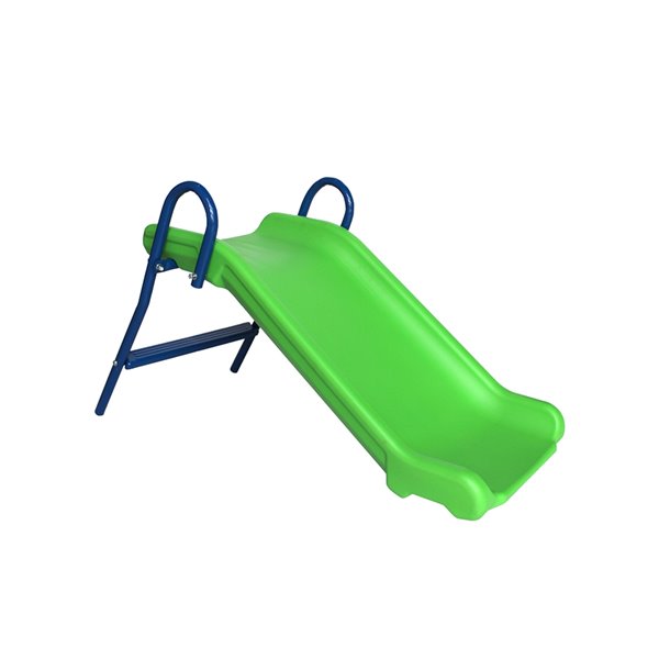 Sportspower My First Folding Slide - 3-ft - Plastic - Blue/Green SL-019 ...