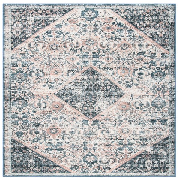 Safavieh Journey Machine-made Square Area Rug - 7-ft x 7-ft - Ivory ...