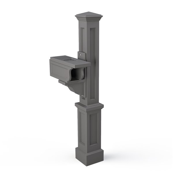 Mayne Rockport Plus Mailbox - 4.7- Graphite Grey 5809-GRG | RONA